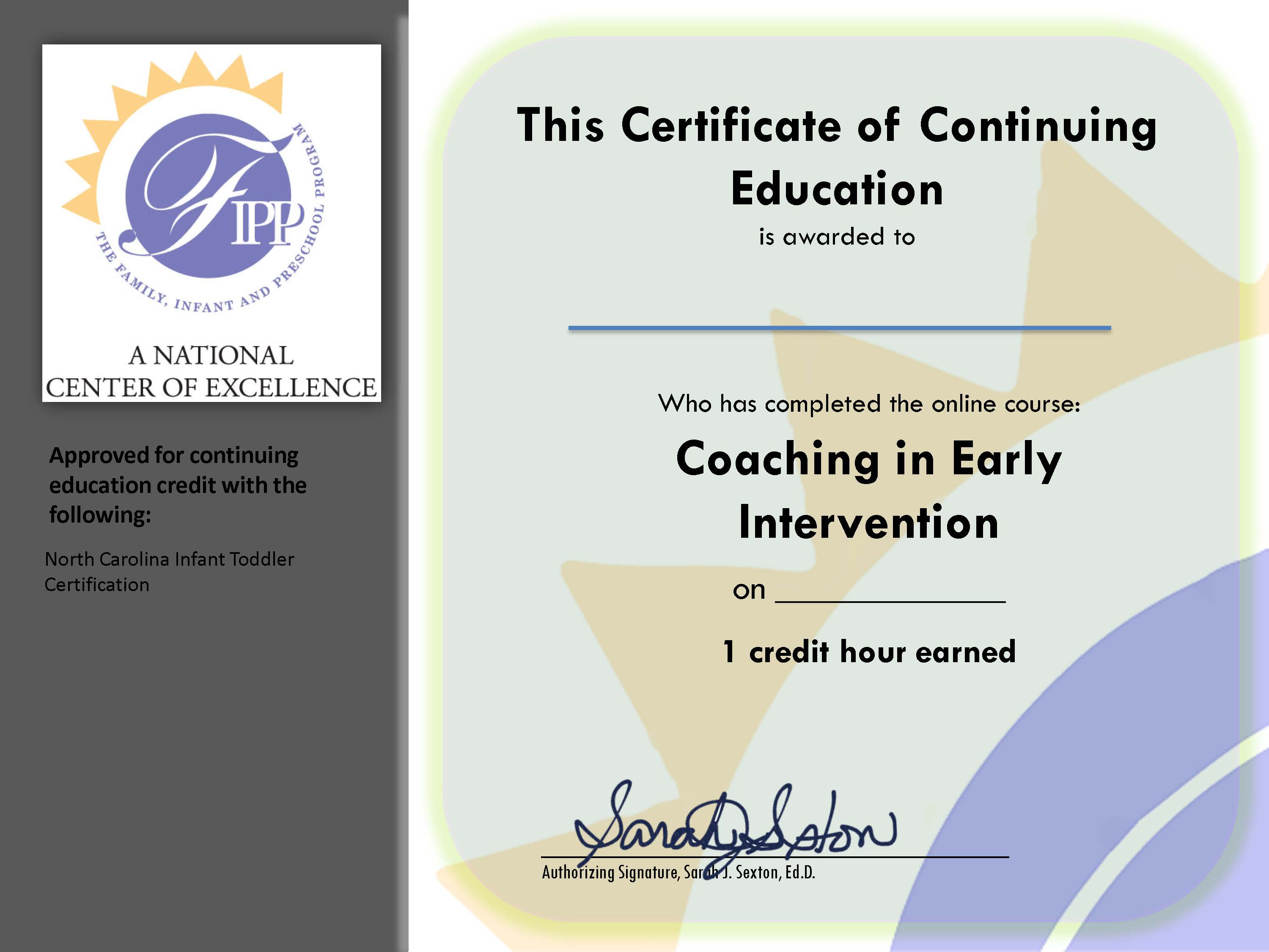 FIPPCASE- 2025 Early Intervention Series: Caregiver Coaching